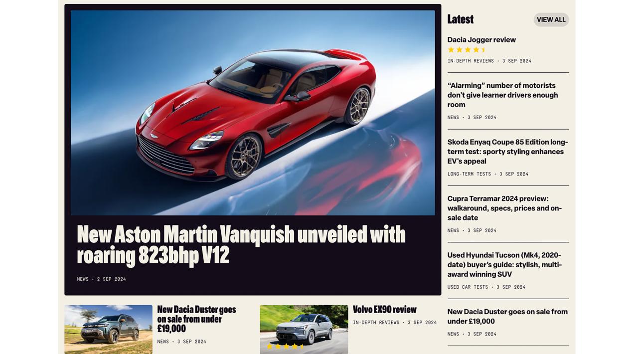 New Look Auto Express Launched Today Auto Express